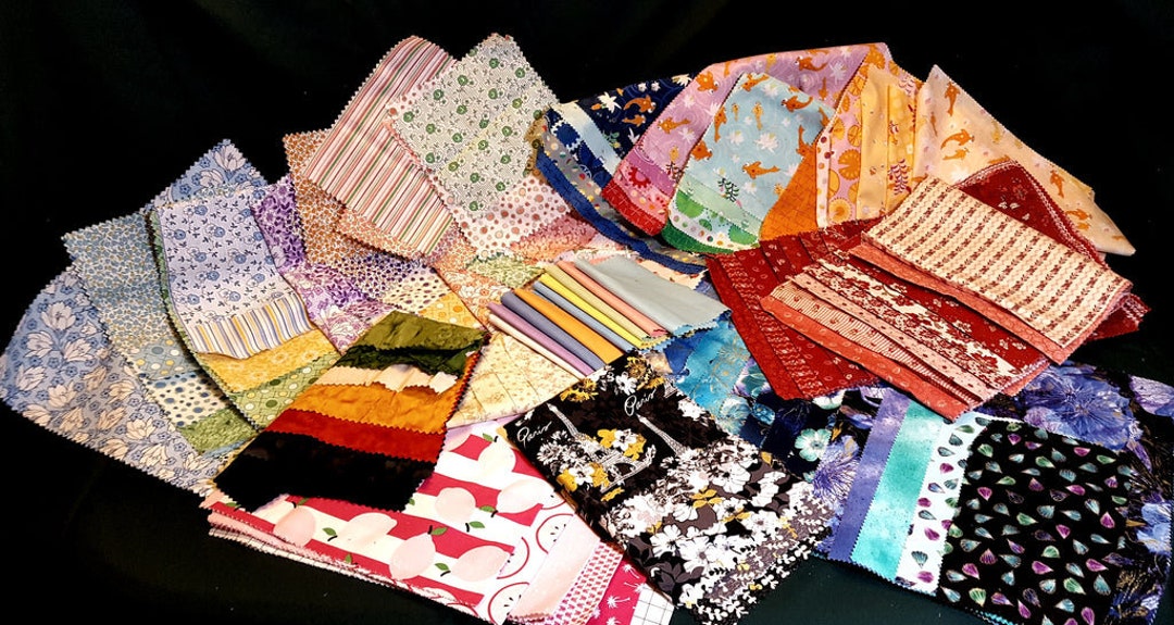 Sampler Box of Fabric, 10 Generous Yards of Quilting Fabric Samples - Etsy