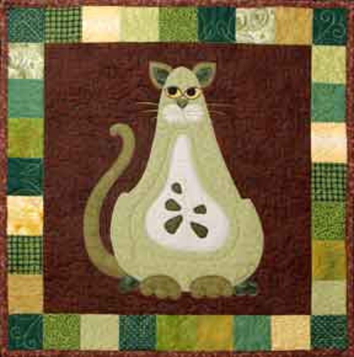 Boscat Cat by Helene Knott for Storyquilts - Etsy