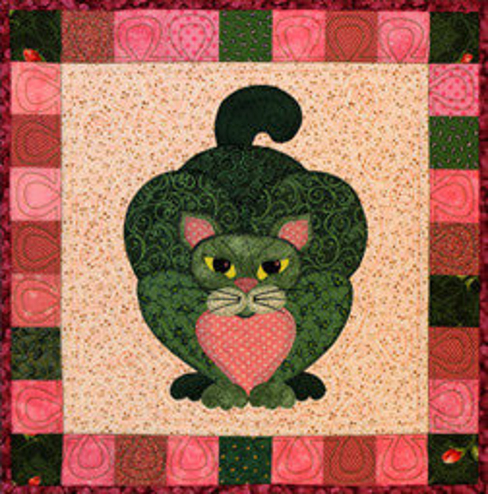 Brussels Cat by Helene Knott for Storyquilts - Etsy