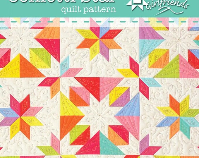 Confetti Stars by Material Girlfriends Quilt Pattern - Etsy