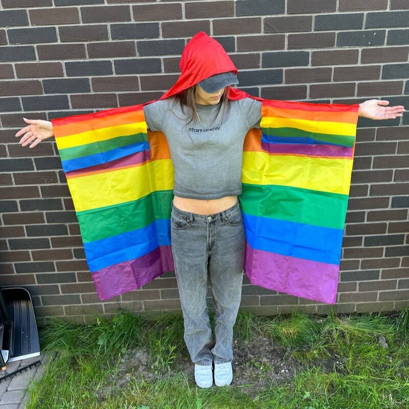 Rainbow Cape - Etsy