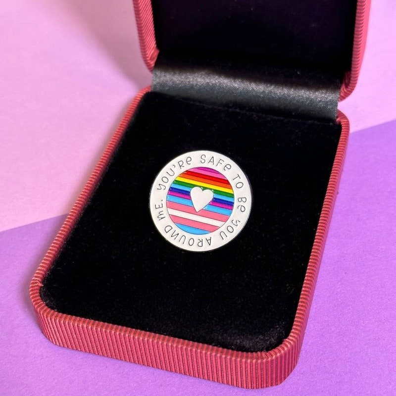 Gay Pride Pin - Etsy