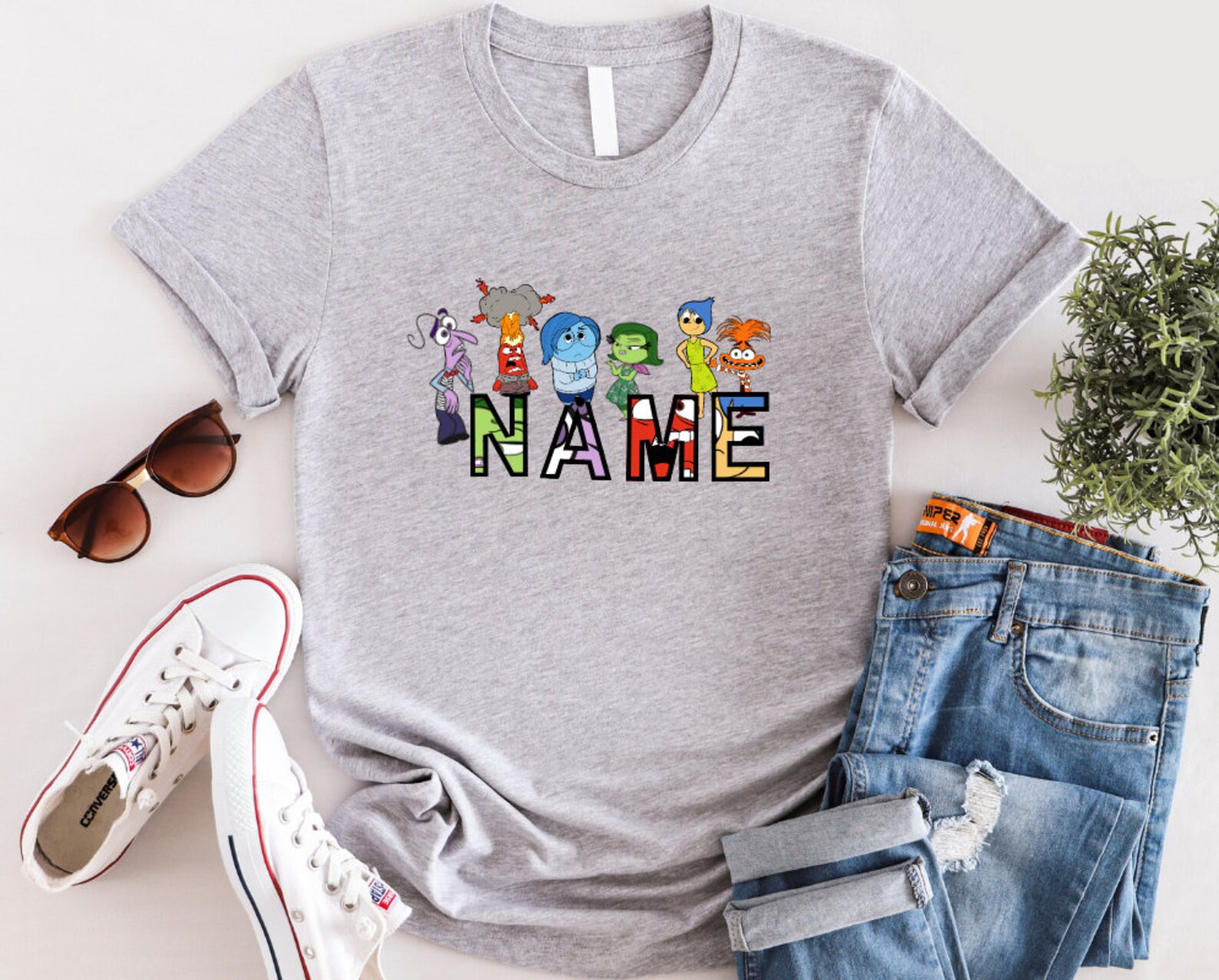 Inside Out Custom Shirts, Inside Out Characters Shirt, Inside Out Shirt ...