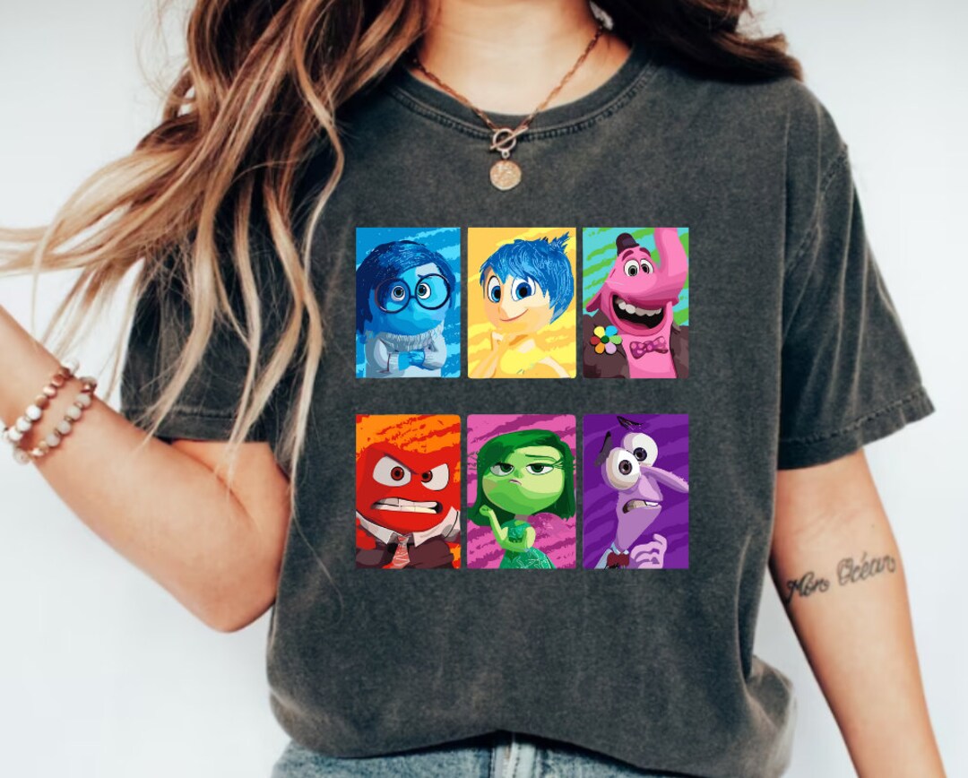 Inside Out Characters Shirts, Inside Out Shirt, Inside Out 2 Shirt ...