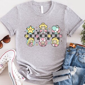 Princess Peach Shirt, Super Mario Character Shirt, Mario & Friends ...