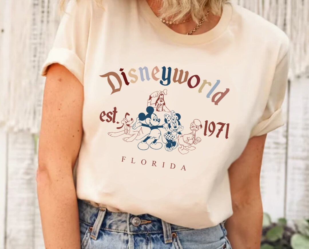 Mickey and Friends Disneyworld Florida Shirt, Mickey and Friends Minnie ...