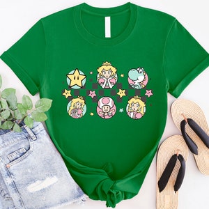 Princess Peach Shirt, Super Mario Character Shirt, Mario & Friends ...