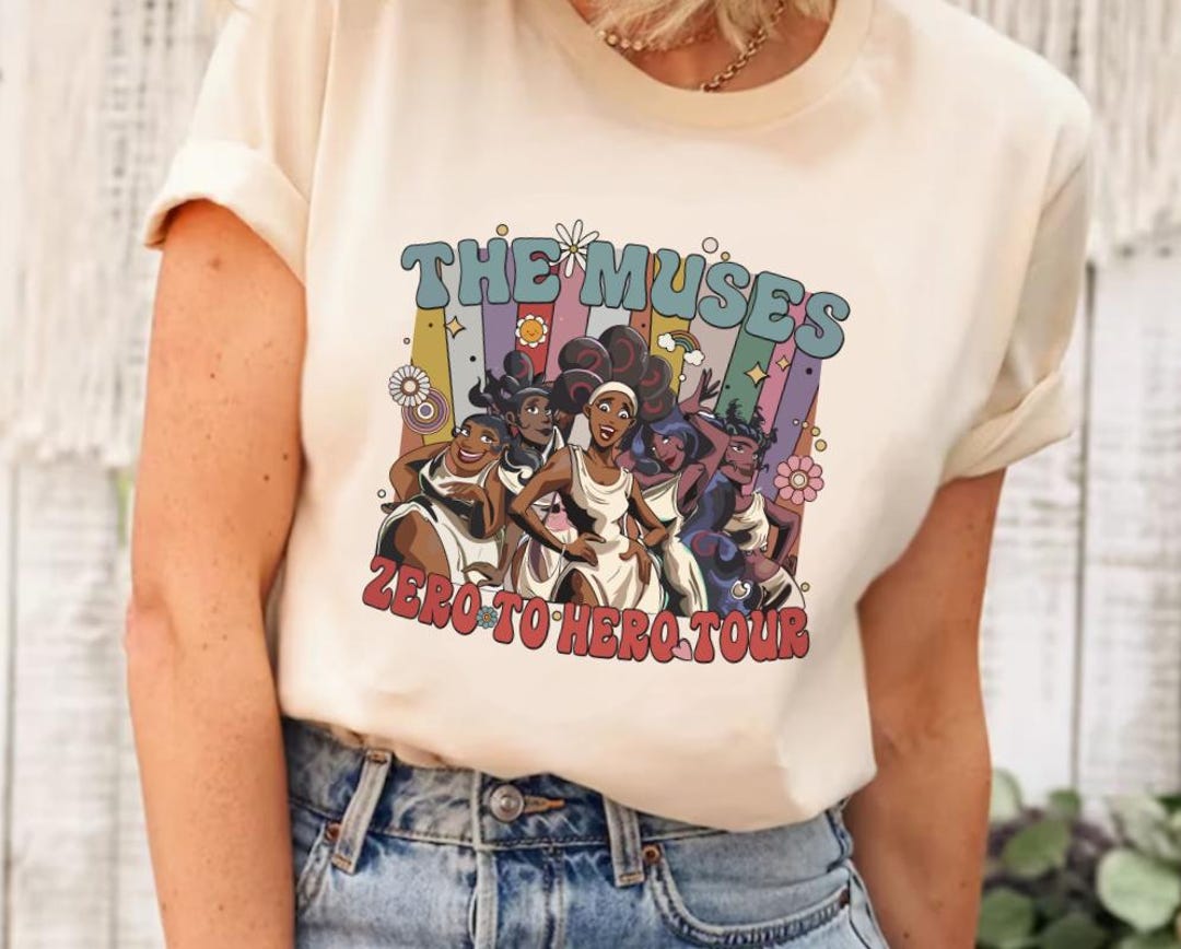 Vintage the Muses Zero to Hero Tour Shirt, Hercules Retro Shirt, Disney ...