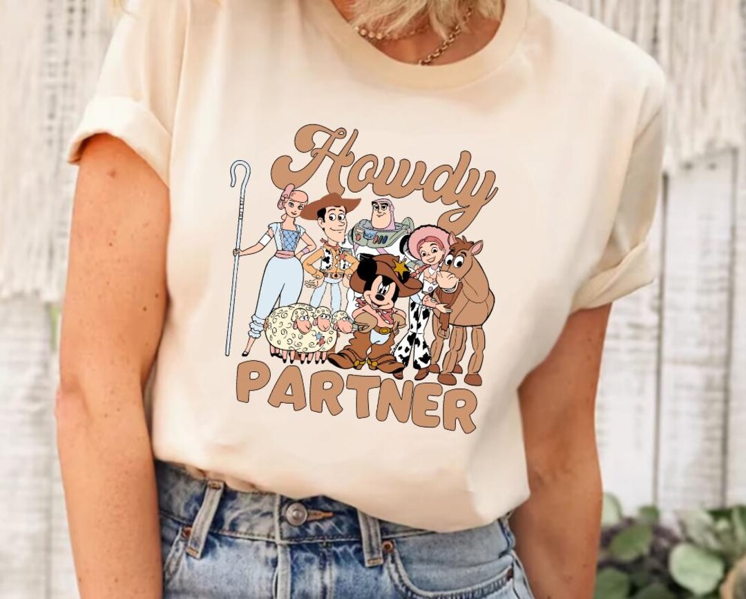 Toy Story Howdy Partner Shirt, Toy Story Shirt,toy Story Characters ...