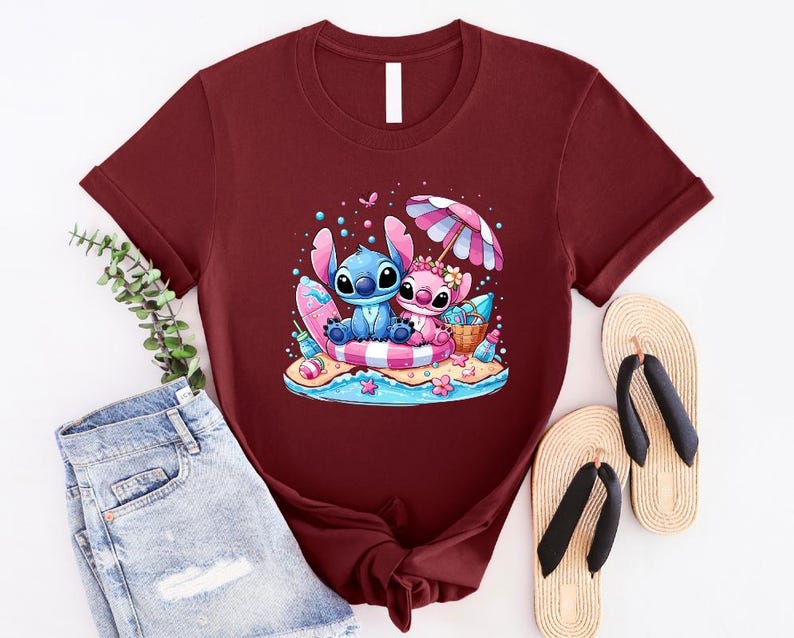 Stitch and Lilo Shirt, Stitch Shirt, Lilo Shirt, Couple Shirt, Vintage ...