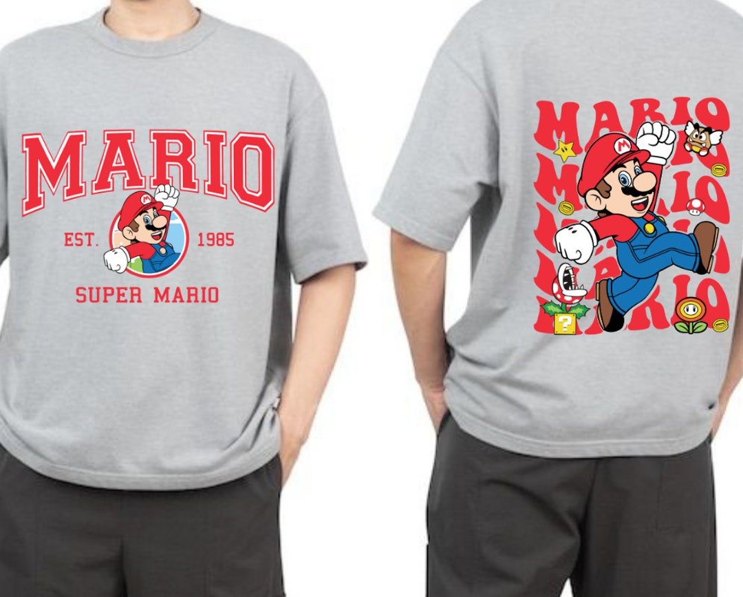 Two-sided Super Mario Shirt, Super Mario Friends Shirt, Two-sided Shirt ...