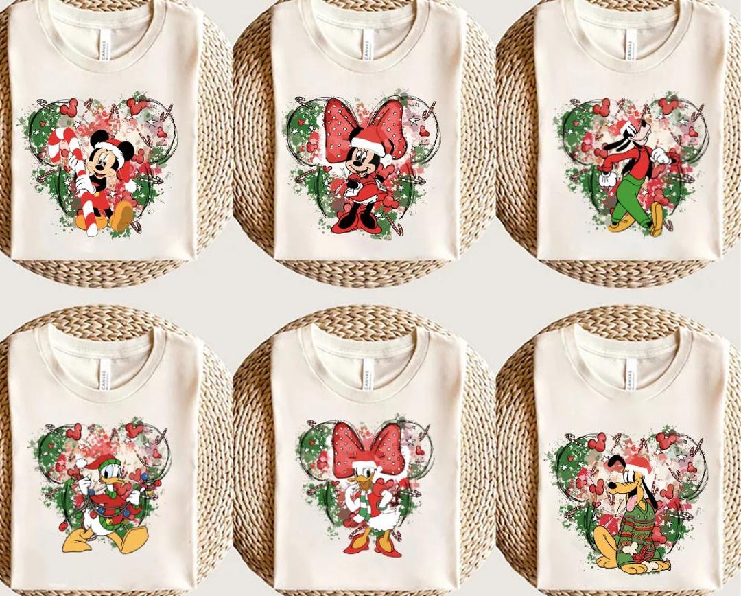 Mickey Mouse and Friends Characters Christmas Shirt, Mickey Mouse ...