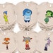 Inside Out Characters Shirts, Inside Out Shirt, Inside Out 2 Shirt ...