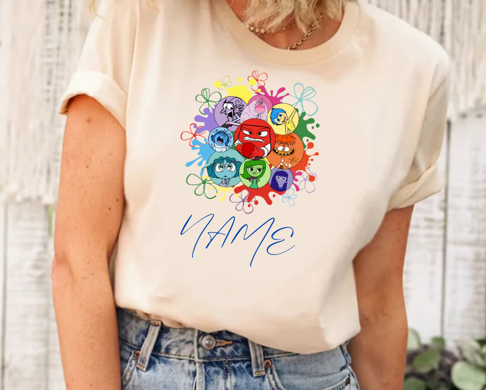 Inside Out Custom Shirts, Inside Out Characters Shirt, Inside Out Shirt ...