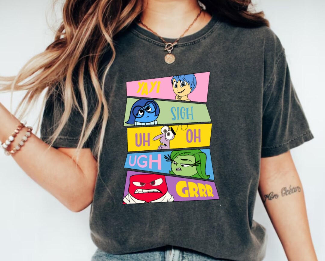 Inside Out Character Voice Shirt, Inside Out Characters Shirts, İnside ...