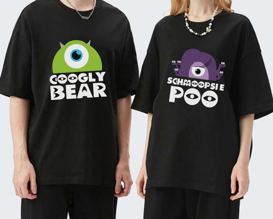 Googly Bear and Schmoopsie Poo Couple Shirts, Monsters Inc Inspired ...