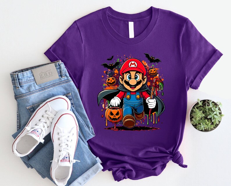 Super Mario Halloween Shirt, Mario Party Shirt, Super Mario Shirt ...