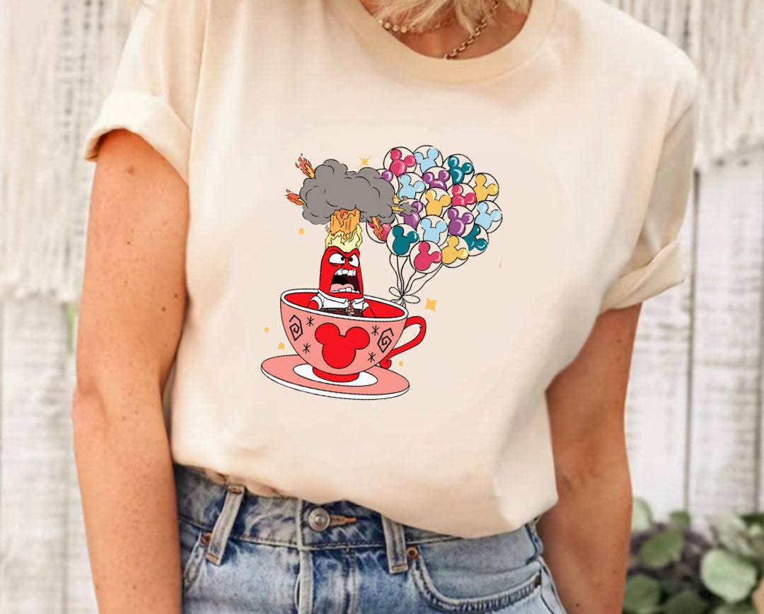 Inside Out Anger Balloon Shirt, Inside Out Anger Shirts, İnside Out 2 ...