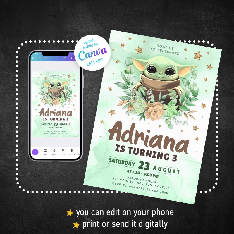 Grogu Birthday Party - Etsy