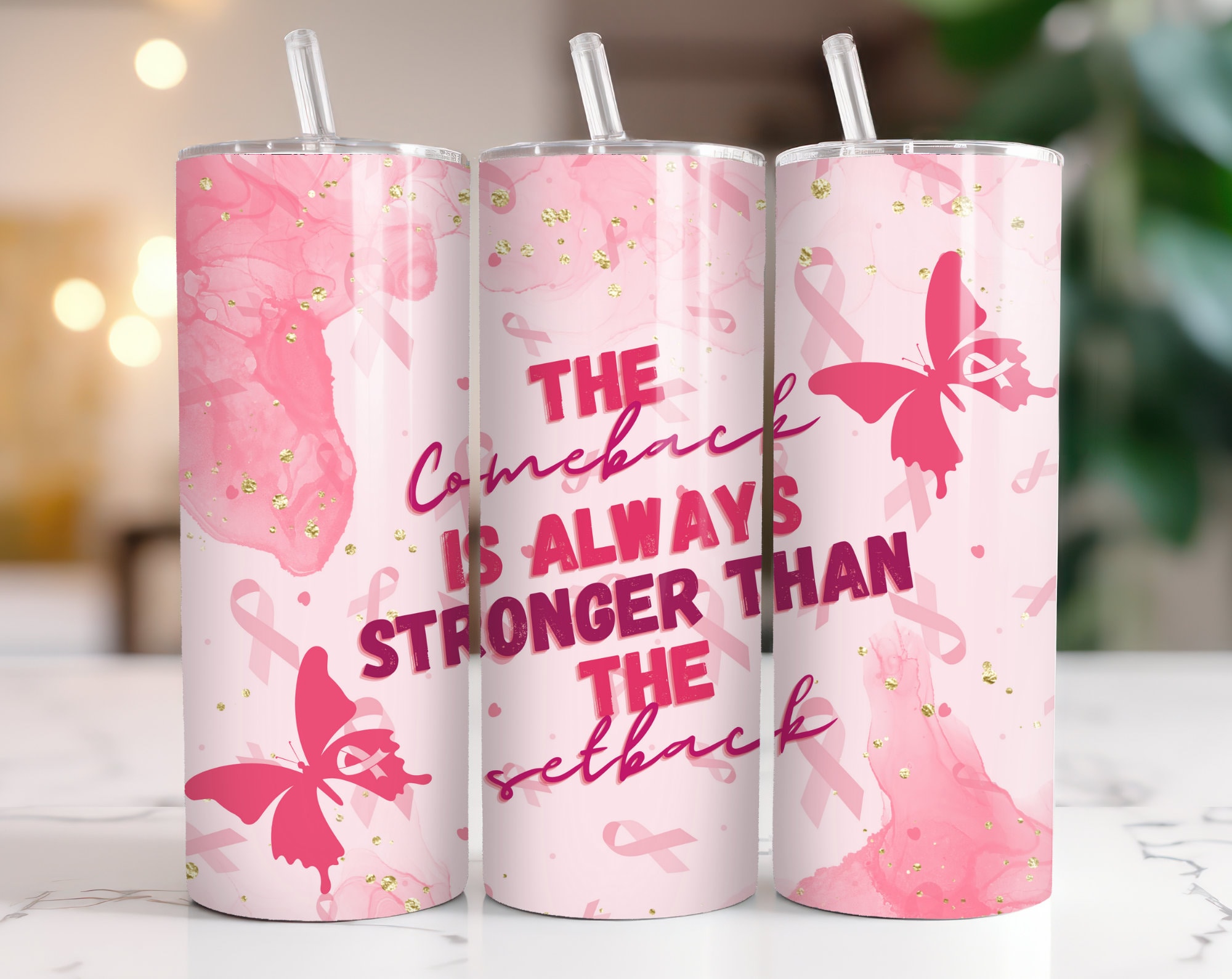 180+ Breast Cancer Tumbler Wrap Bundle 20oz Skinny Tumbler Sublimation ...