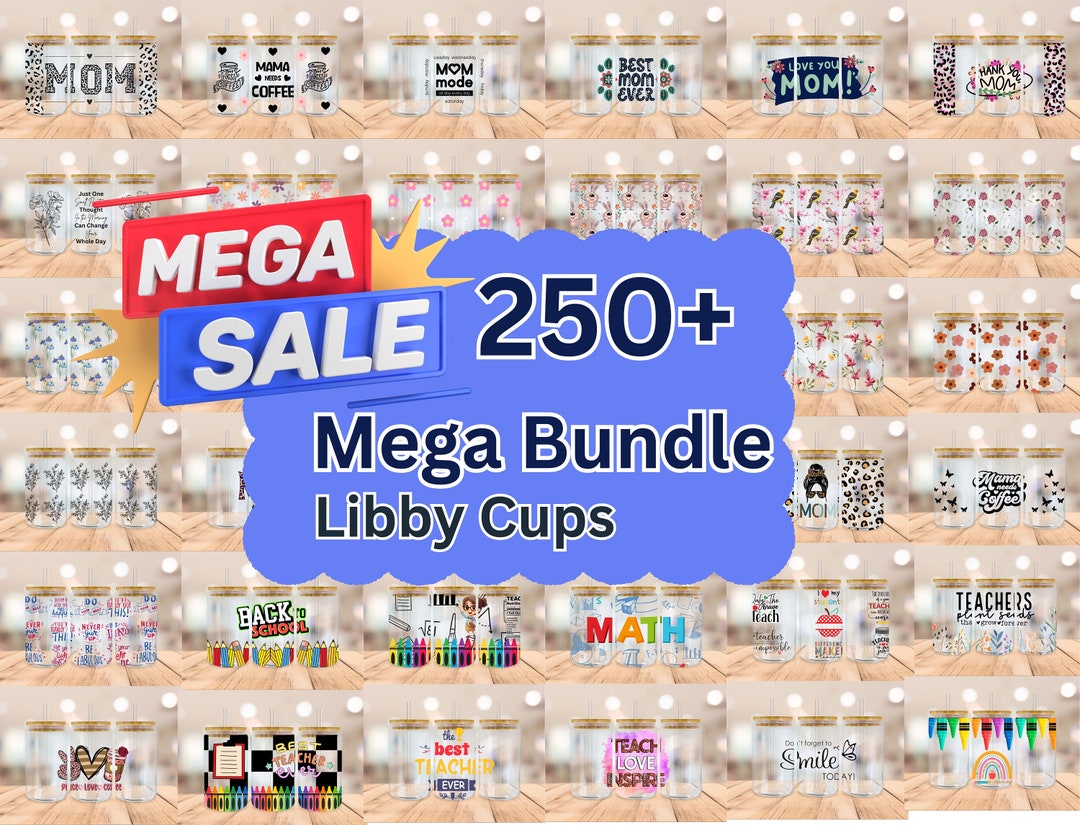 Libbey Glass Can Bundle, 16oz Glass Can Svg, Libbey Glass Can Wrap ...