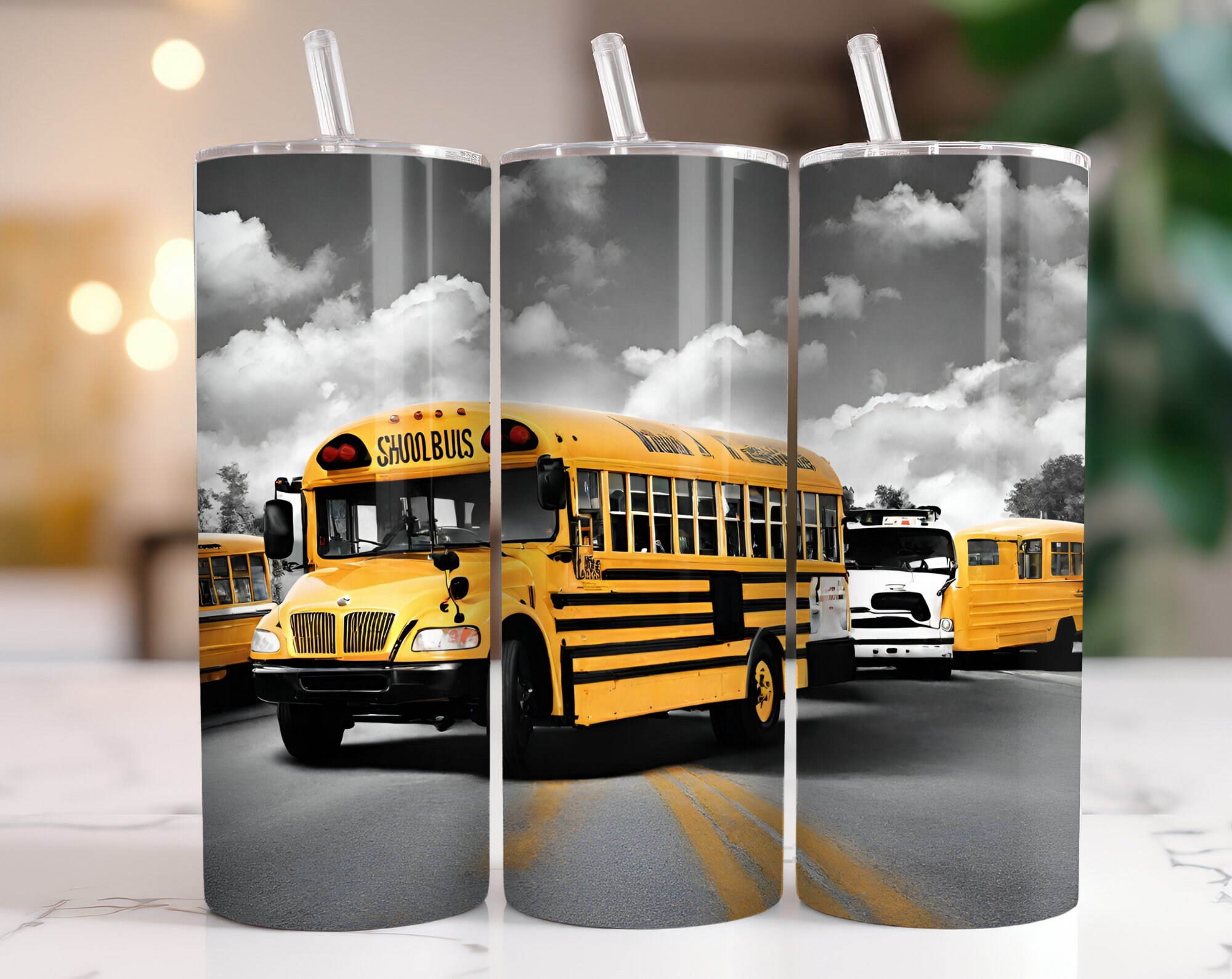 50+ School Bus Tumbler Wrap, Teacher Life Back to School, 20oz School ...
