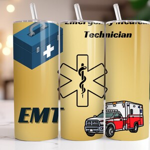 60+ EMT Tumbler Wrap Designs, Paramedic Life Tumbler, Emergency Medical ...