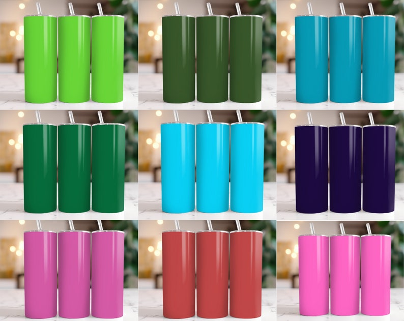 100+ Solid Color Tumbler Wrap, 20oz Solid Color Skinny Tumbler ...