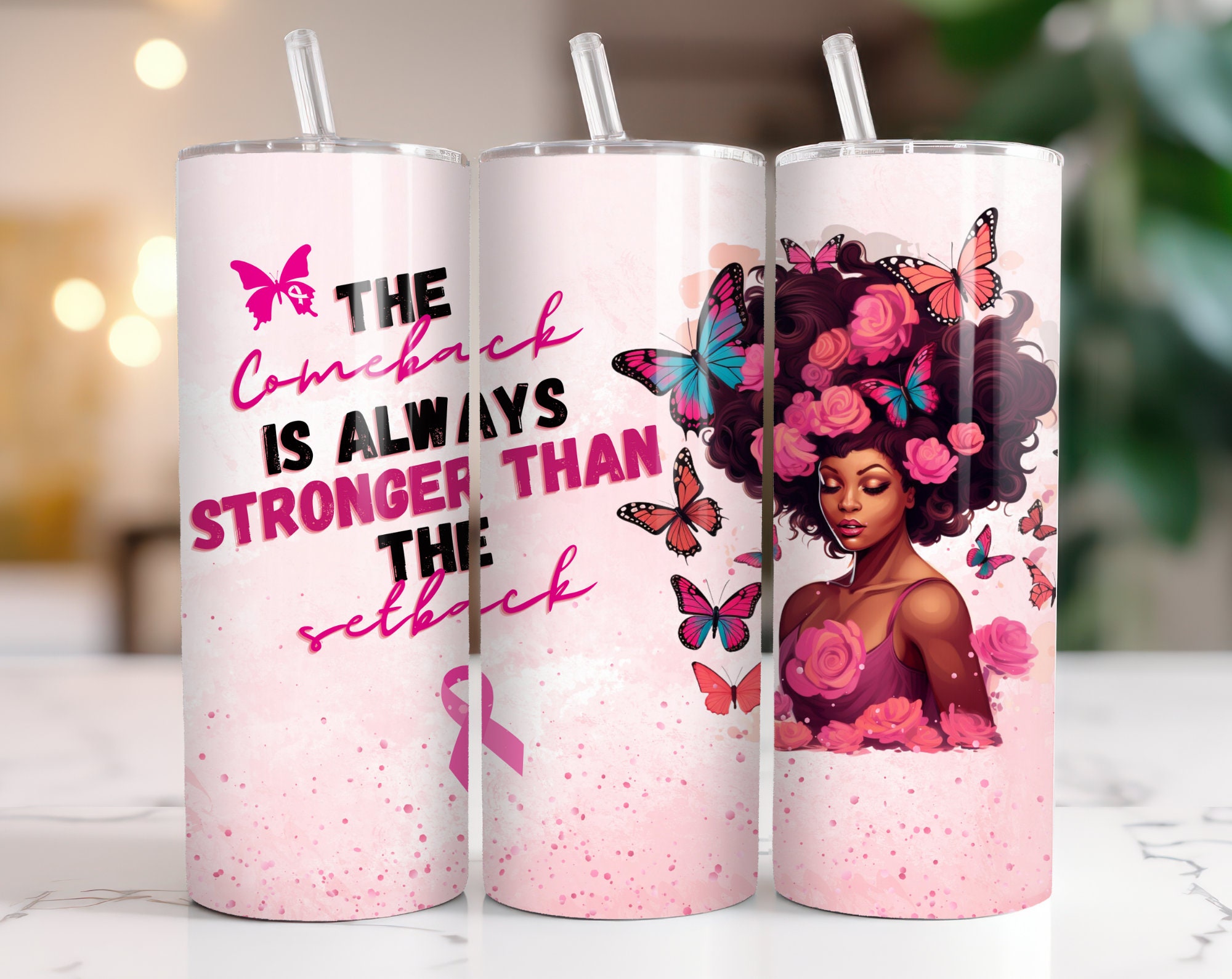 250+ Breast Cancer Tumbler Wrap Bundle 20oz Skinny Tumbler Sublimation ...