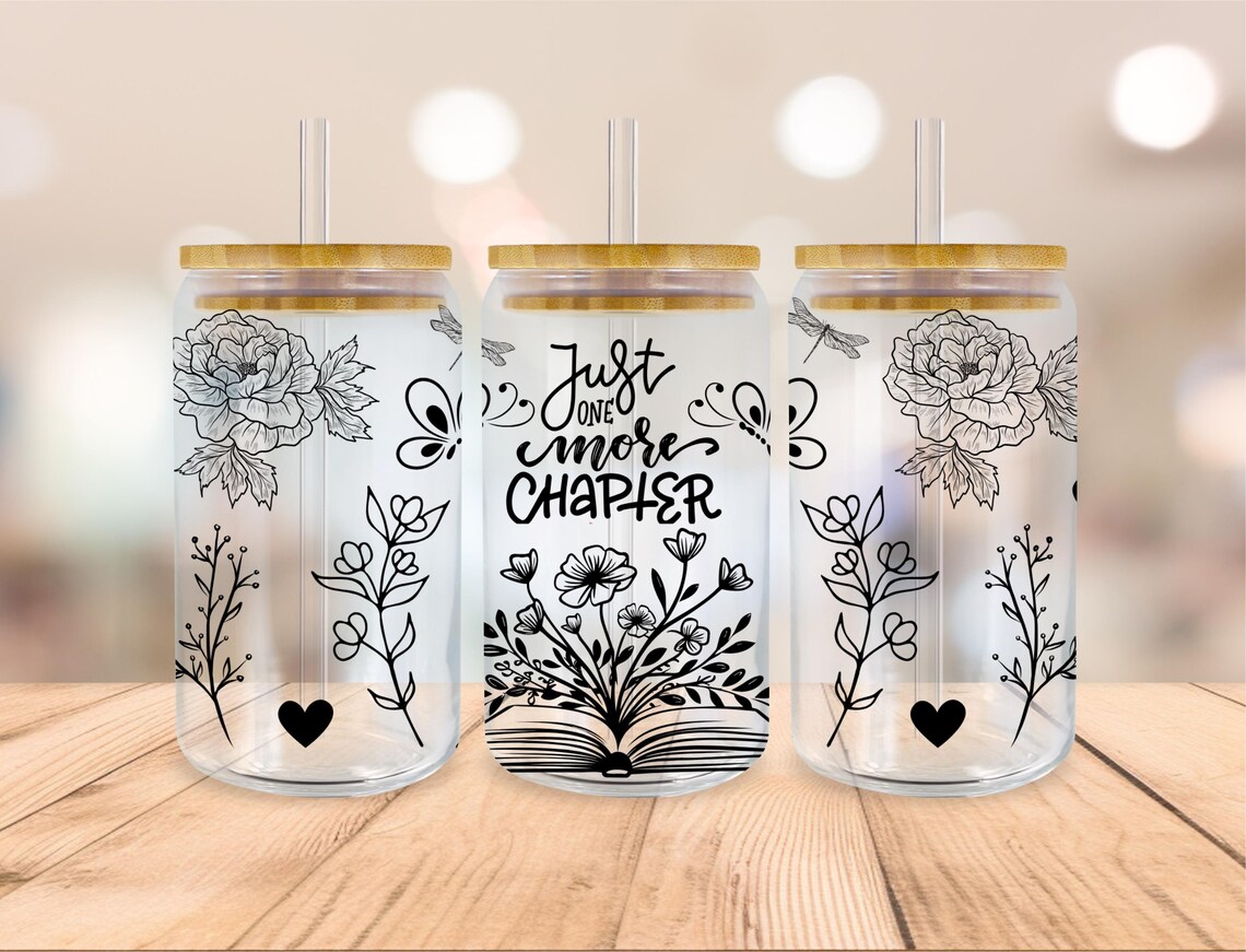 16 Oz Books Libbey Glass Wrap, Book With Girl Can Wrap Png Book Lover ...