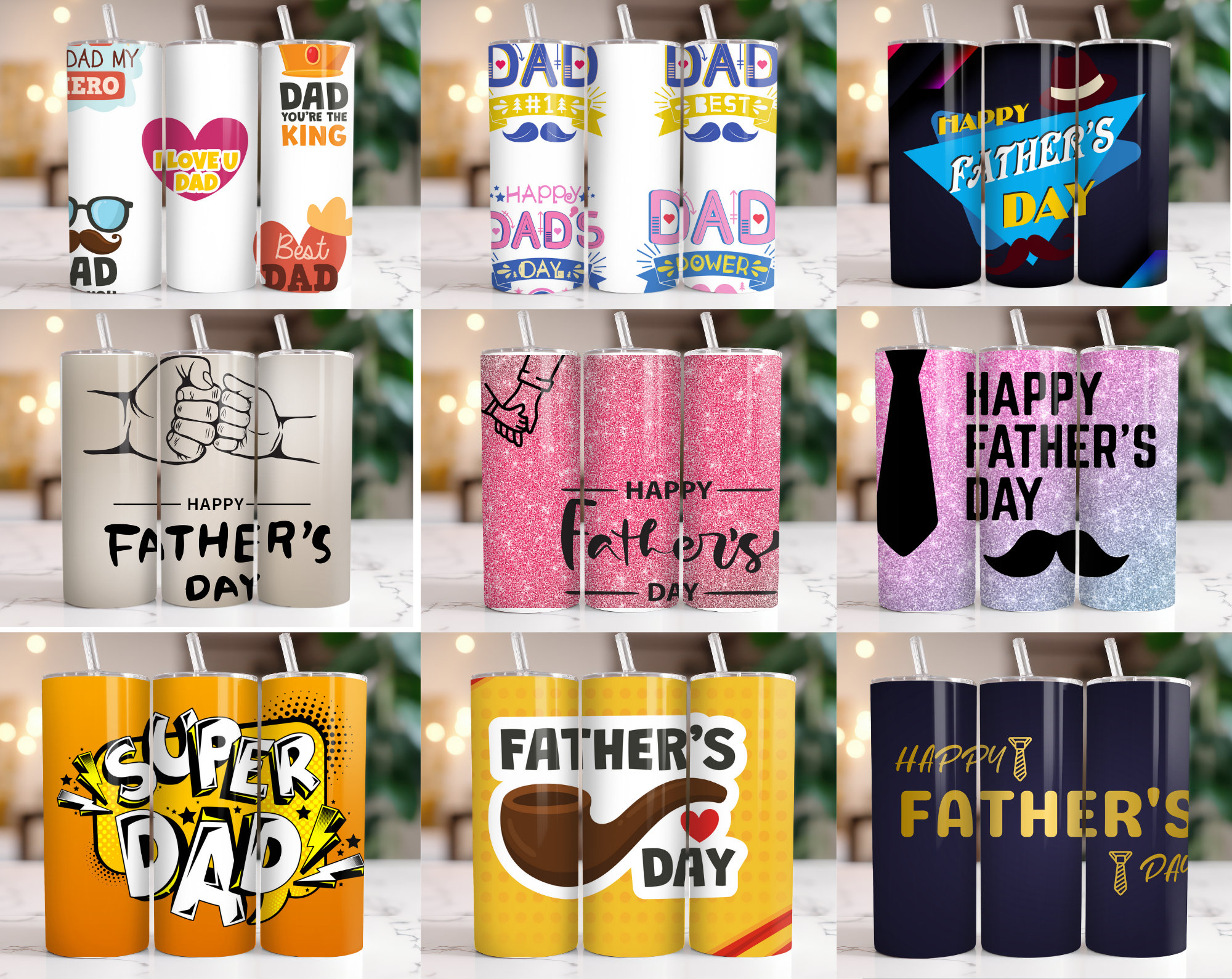 Fathers Day Tumbler Wrap Dad Life Tumbler Funny Dad 20oz Skinny Tumbler ...