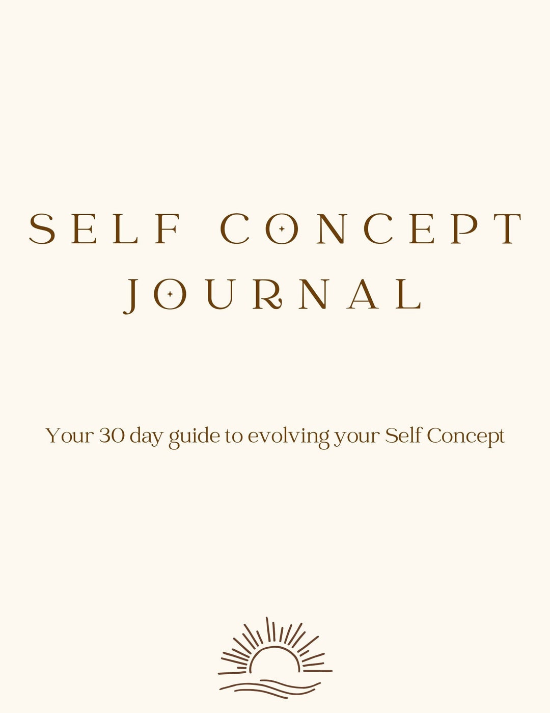 Self Concept 30 Day Prompt Journal - Etsy
