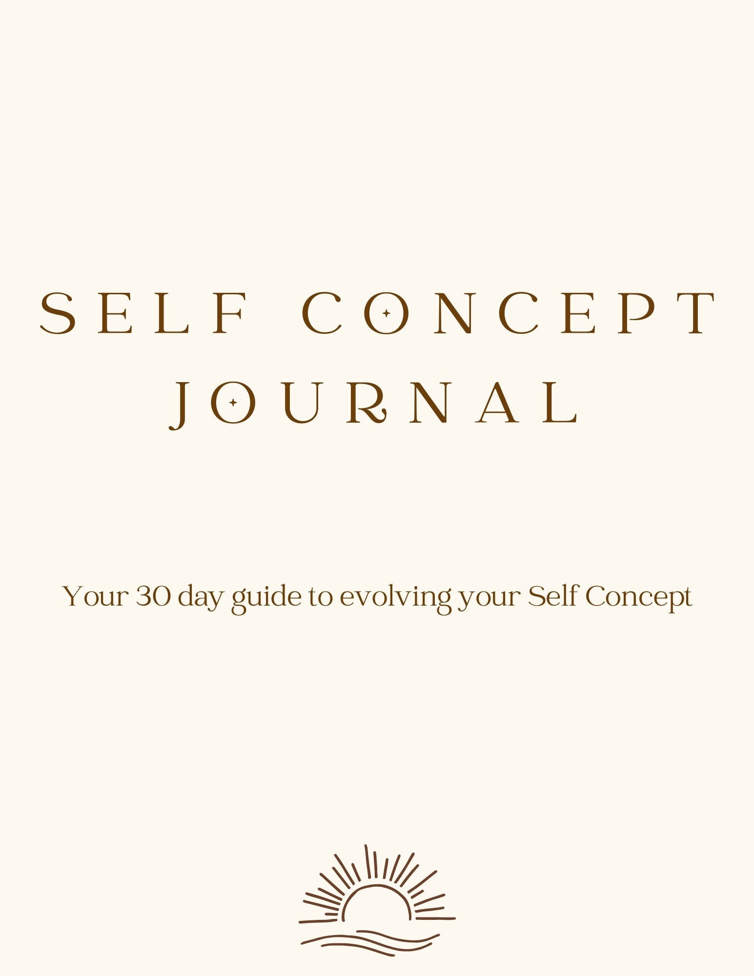 Self Concept 30 Day Prompt Journal - Etsy