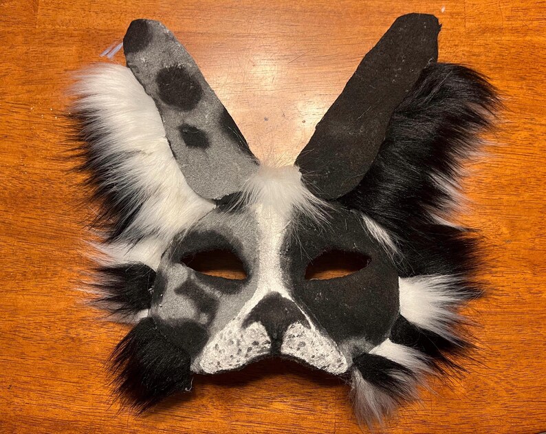 Animal Mask. Therian, Masquerade, Costume, Fun. Fuzzy, Furry and Hand ...