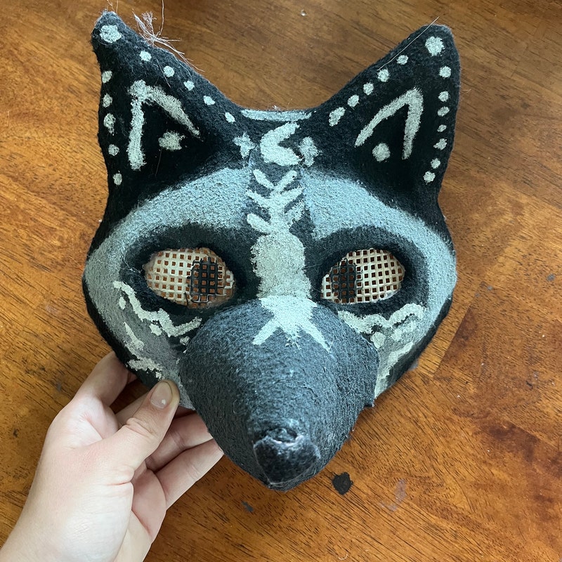 Silver Fox Therian Mask - Etsy