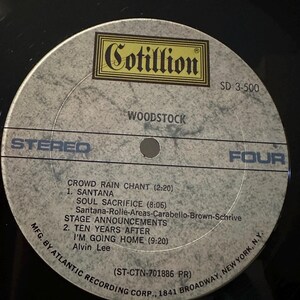 Vintage Woodstock Soundtrack, 3 Vinyl Album/record Set,various Artists ...