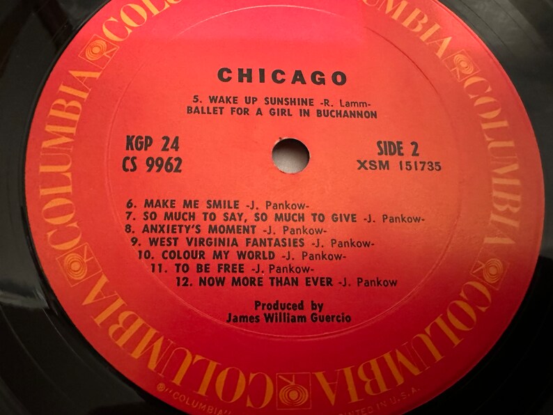 Chicago, Deluxe Two Record Set,vinyl Record/album, Columbia Records ...