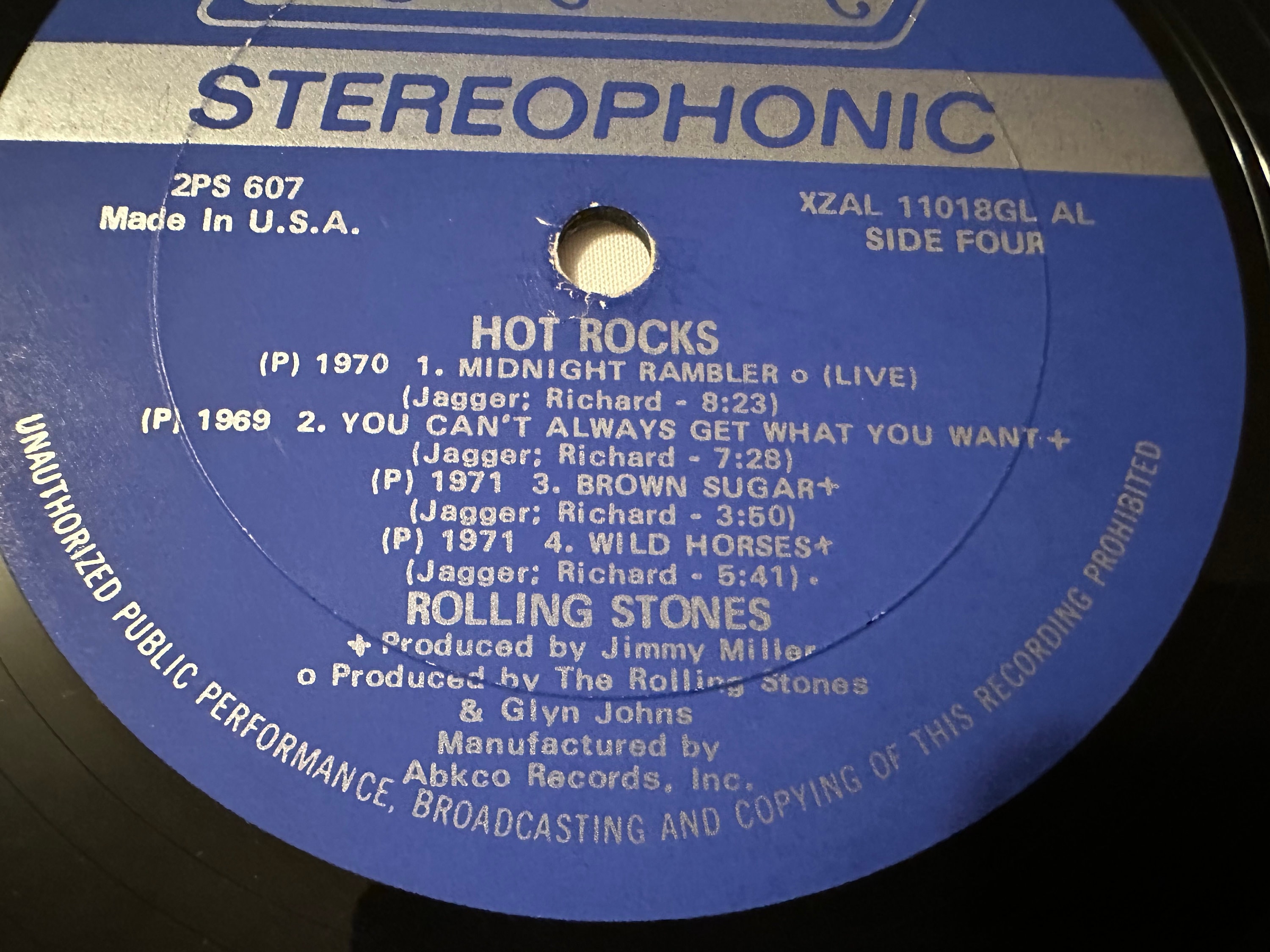 Rolling Stones ,hot Rocks 1964-1971, Double Album, XZ-AL11015AL, Abkco ...