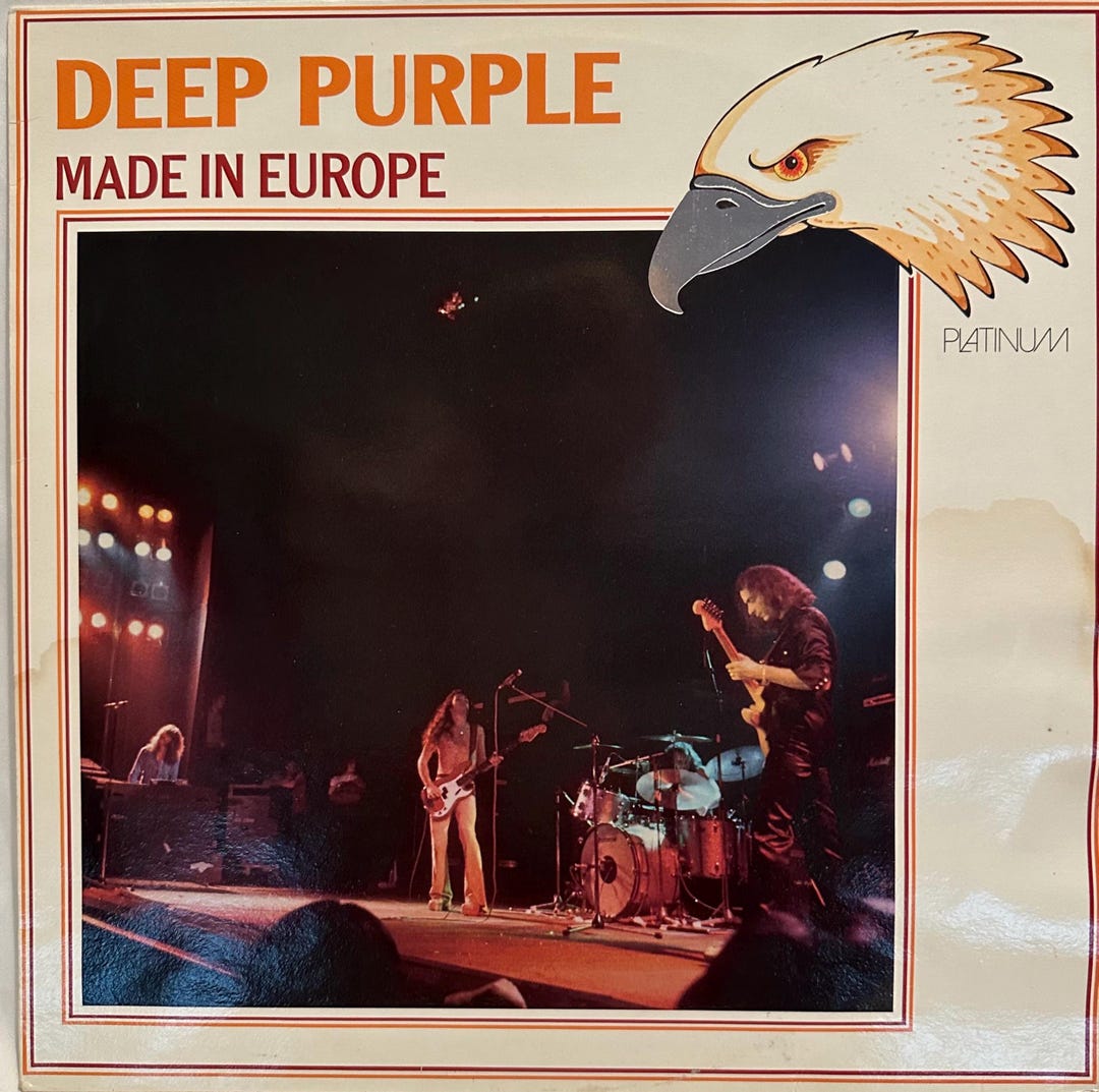 Deep Purple, Made in Europe, Vinyl Album/record, Platinum Records, 1985 ...