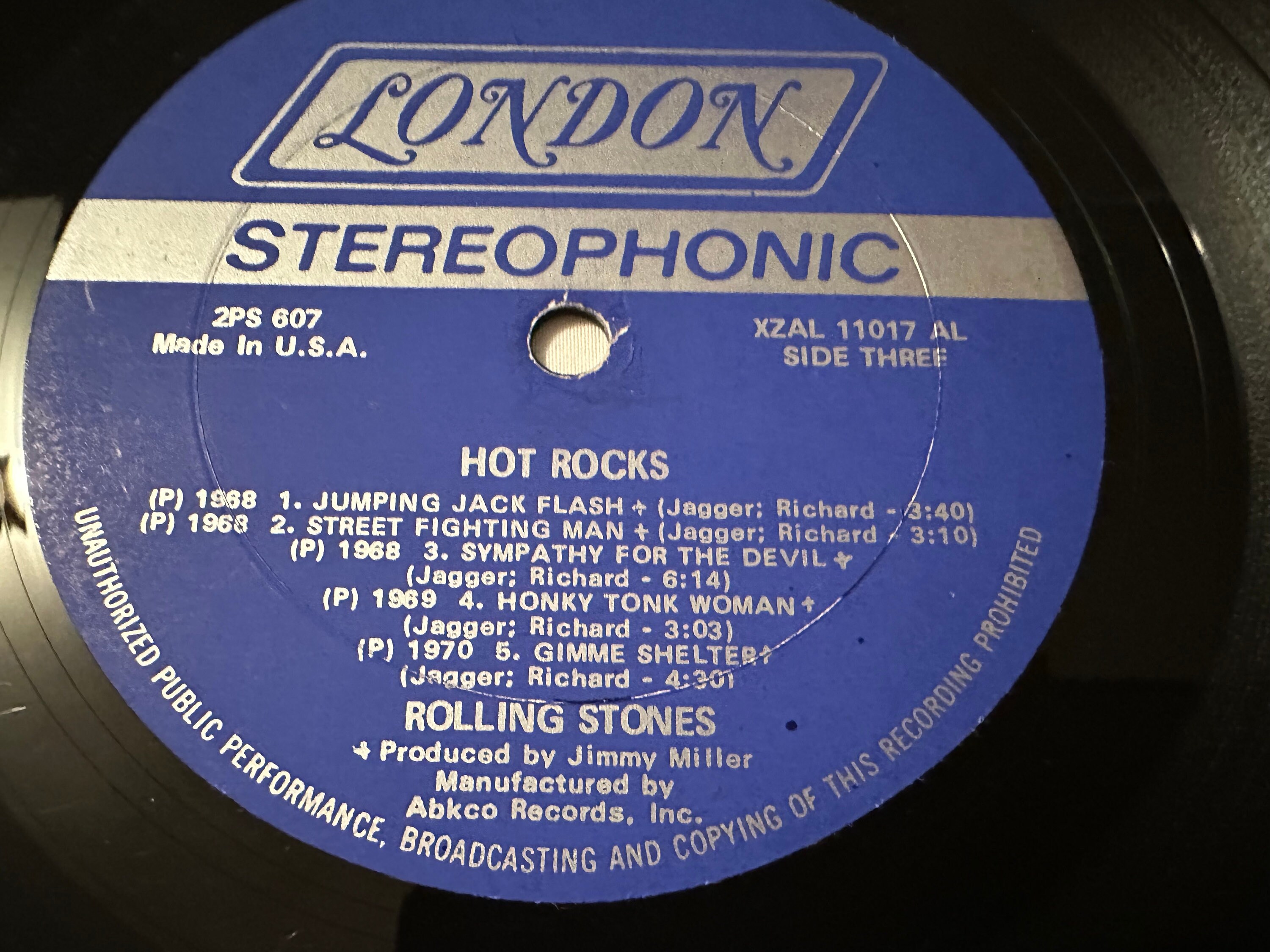 Rolling Stones ,hot Rocks 1964-1971, Double Album, XZ-AL11015AL, Abkco ...