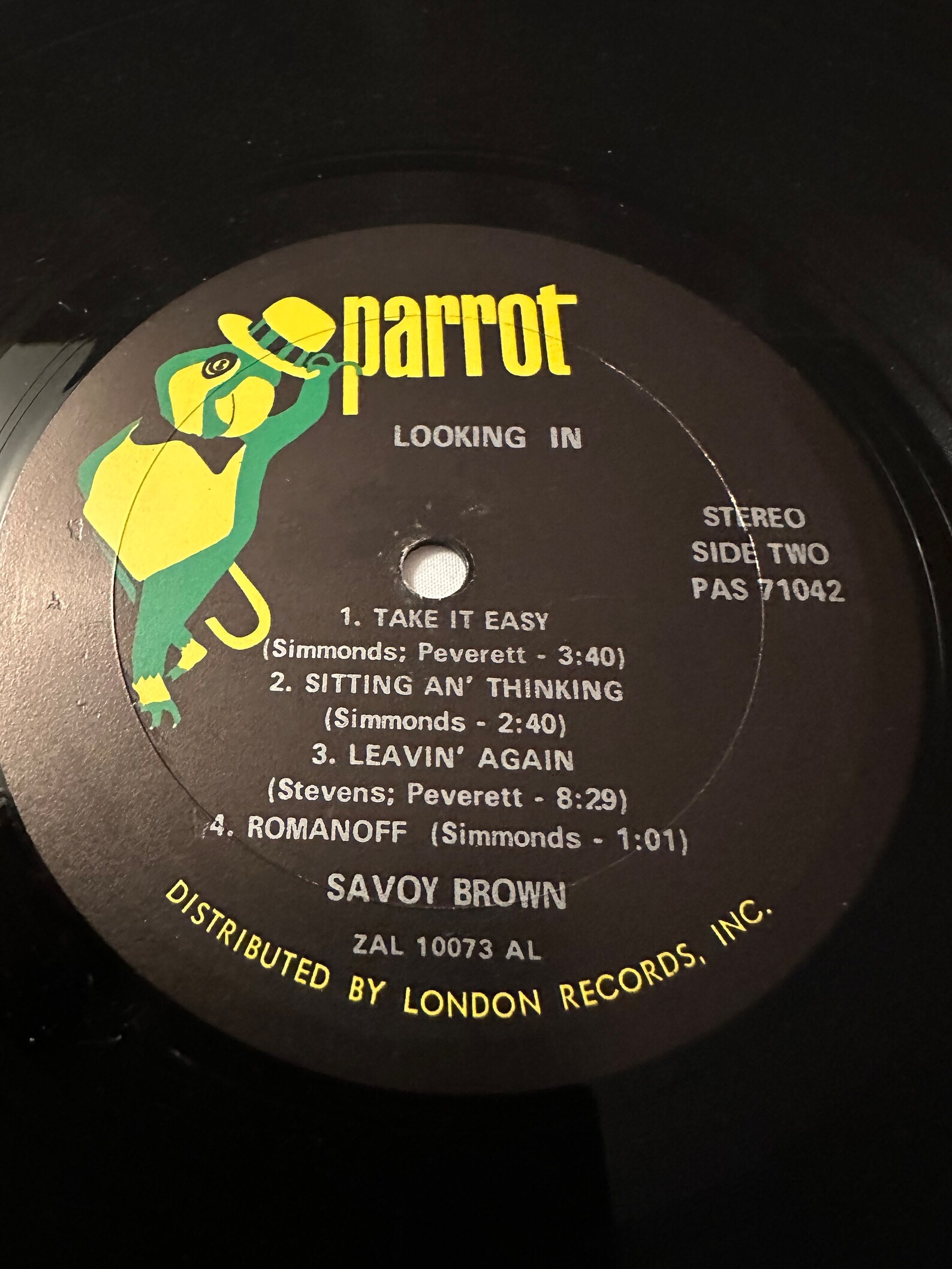Savoy Brown, Looking In, Vinyl Album/record, London Records, PAS 71042 ...