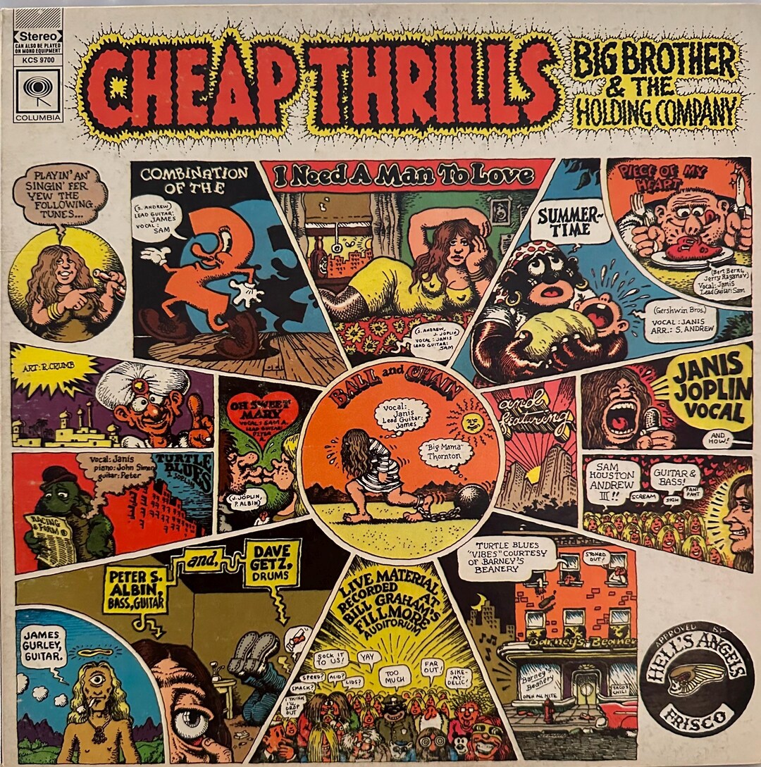 Cheap Thrills, Big Brother and the Holding Company, Janice Joplin ...