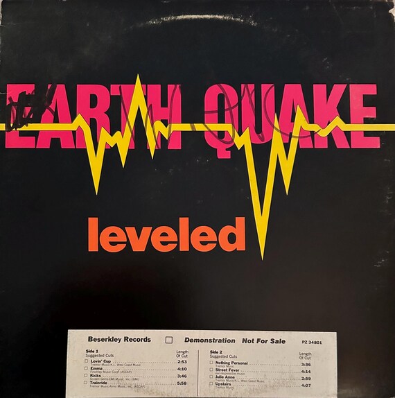 Earthquake Album Cover