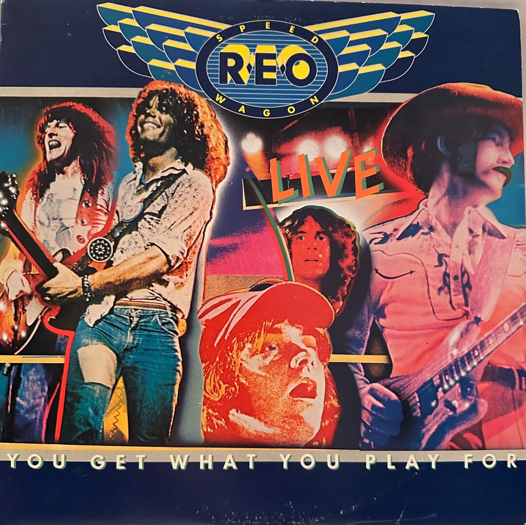REO Speedwagon, You Get What You Play For, Live Double Vinyl Album ...