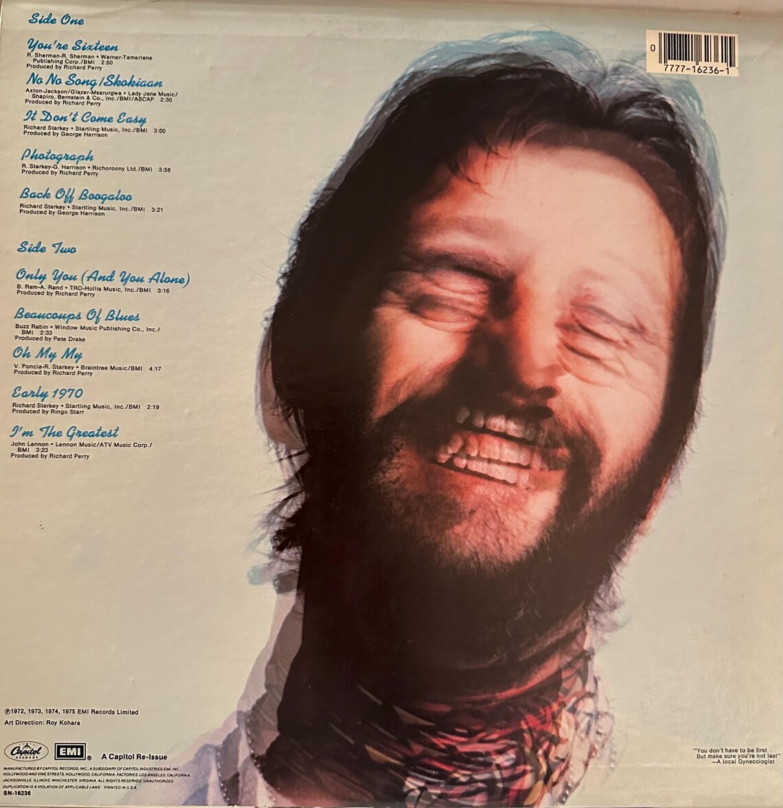Ringo Starr, Blast From Your Past, Vinyl Album/record, Capitol Records ...