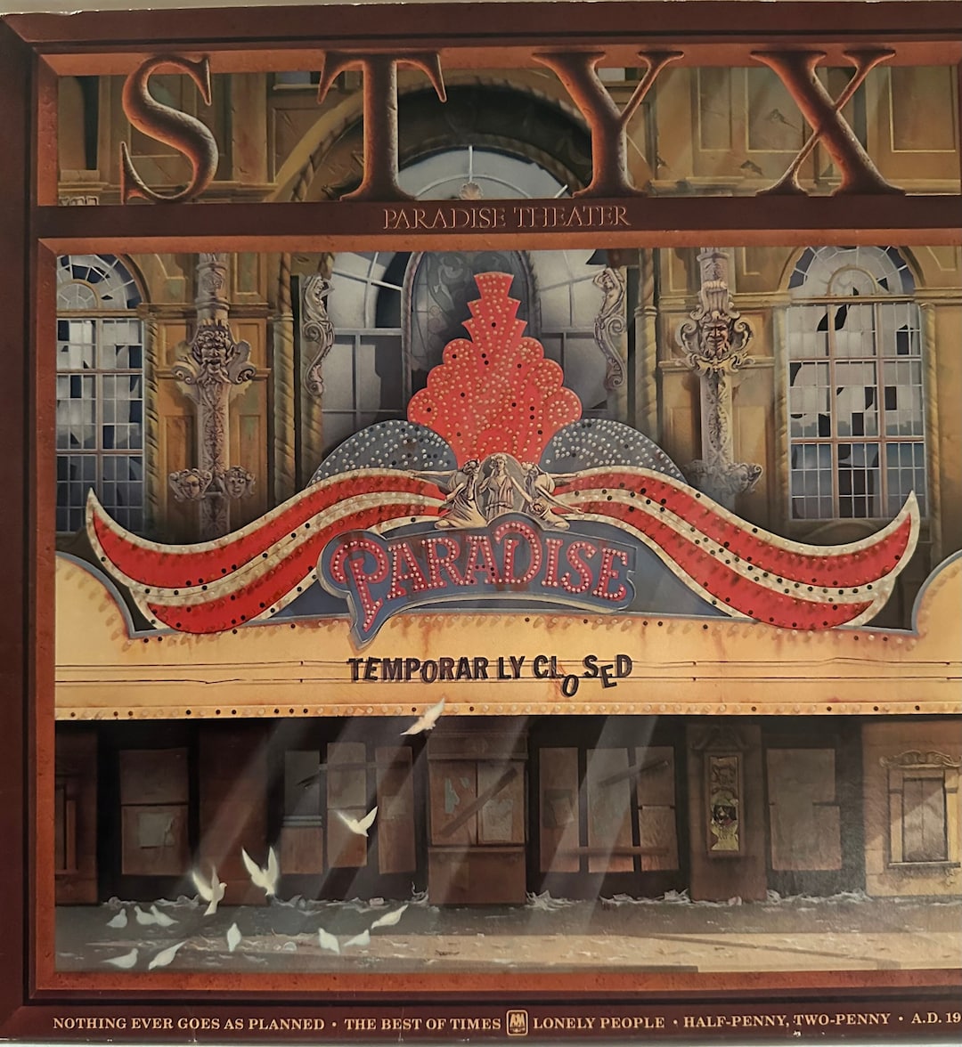 Styx, Paradise Theater, Vinyl Record/album, SP 3719, A&M Records 1980 ...