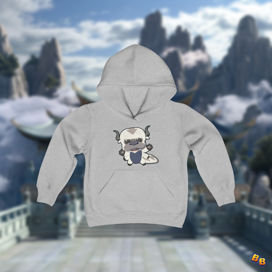Kids Cute Appa From Avatar: the Last Airbender Cute Chibi-style Hooded ...