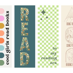 30 Fun and Colorful Retro Themed Bookmark Set - Etsy