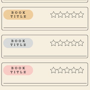 Colorful Printable Reading List Bookmark | Reading Tracker Digital ...