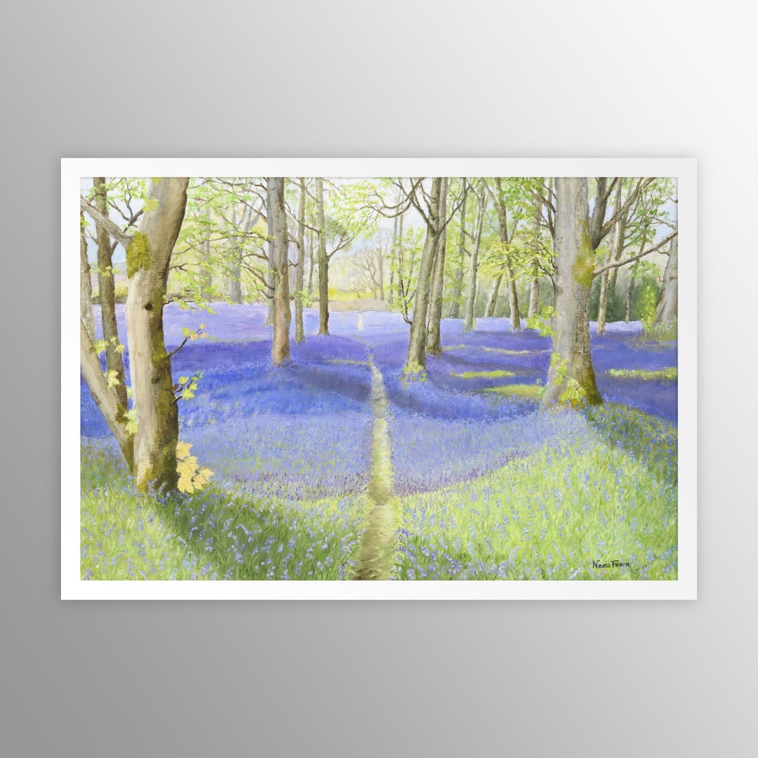 Bluebell Woods Limited Edition Medium and Large Prints. 'serenity ...